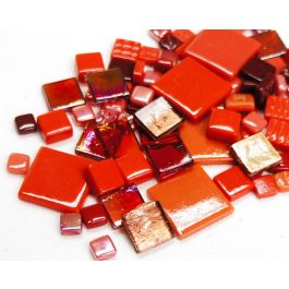 Square Glass Mix: Red - The Craft Kit